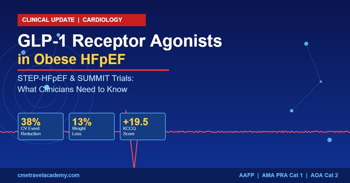 GLP-1 Drugs for HFpEF: What Clinicians Need to Know